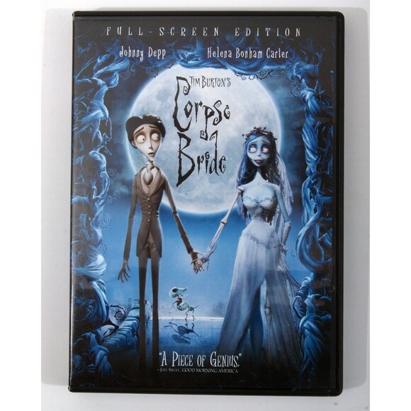 Media | New Dvd Corpse Bride Tim Burton Full Screen Johnny Depp Helena ...